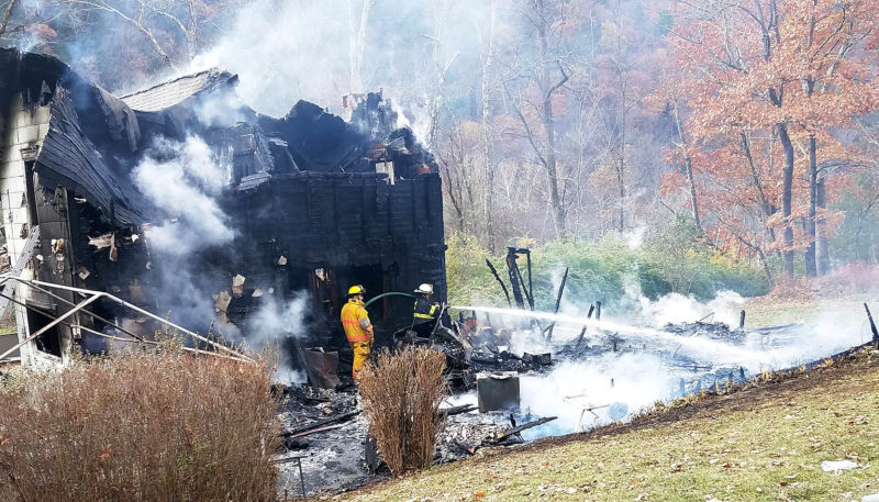 Fire rips through hunting camp | News, Sports, Jobs - The Express